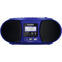 TECHNISAT Digitalradio (DAB+) »DIGITRADIO 1990« (Bluetooth Digitalradio (DAB+) UKW mit RDS 3 W) CD-Player blau 60 Stationsspeicher