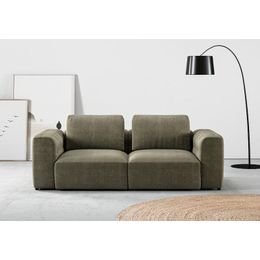 Home Affaire 2-Sitzer &raquo;Cushid&laquo; Modulsofa, bestehend aus 2 Teilen, Breite 218 cm gr&uuml;n 100% Polyester