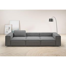 Home Affaire 3,5-Sitzer &raquo;Watertown, modernes Big-Sofa XXL, 336 cm Breite, auch in Feincord&laquo; Riesiges Designersofa mit viel Platz & weichen Bez&uuml;gen in 