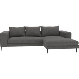 Home Affaire Ecksofa &raquo;Aurora, L-Form, mit extra breiter Recamiere, 324 x 170 cm (BxT)&laquo; Designsofa mit tollem Sitzkomfort, extra hohe Metallf&uuml;&szlig;e 