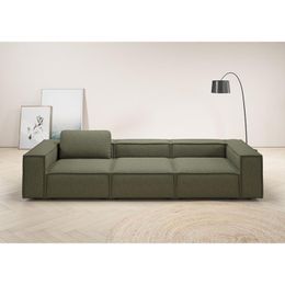 Home Affaire 3,5-Sitzer &raquo;Watertown, modernes Big-Sofa XXL, 336 cm Breite, auch in Feincord&laquo; Riesiges Designersofa mit viel Platz & weichen Bez&uuml;gen in 