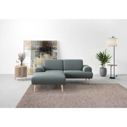 Home Affaire Ecksofa &raquo;Swift Scandic Design, komfortabler Federkern, Breite 192cm, L-Form&laquo; Federkern-Polsterung, B/T/H: 192/83/176 cm blau 100% 
