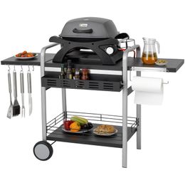 TEPRO Servierwagen »Universall BBQ table« schwarz/silberfarben