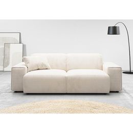 Home Affaire 2,5-Sitzer &raquo;Glimminge auch in Breitcord, Feincord + Easy care-Bezug&laquo; besondere Kedern&auml;hte, Zierkissen wei&szlig; 95% Polyester, 5% Nylon