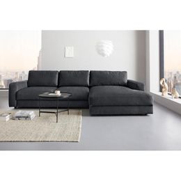 Home Affaire Ecksofa &raquo;Bloomfield, elegant, viel Platz, Mega Couch, Breite 303cm, L-Form&laquo; extra tiefe Sitzfl&auml;che, wahlweise mit Sitztiefenverstellung 