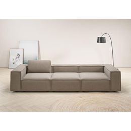 Home Affaire 3,5-Sitzer &raquo;Watertown, modernes Big-Sofa XXL, 336 cm Breite, auch in Feincord&laquo; Riesiges Designersofa mit viel Platz & weichen Bez&uuml;gen in 