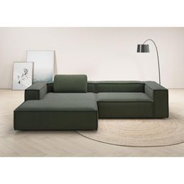 Home Affaire Ecksofa &raquo;Watertown, modernes XXL L-Form, 306 cm breit&laquo; Gro&szlig;z&uuml;giges Lounge-Sofa mit viel Platz f&uuml;r die Familie gr&uuml;n 95% Polyester, 5% 