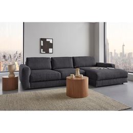 Home Affaire Ecksofa &raquo;Bloomfield, elegant, viel Platz, Mega Couch, Breite 303cm, L-Form&laquo; extra tiefe Sitzfl&auml;che, wahlweise mit Sitztiefenverstellung 
