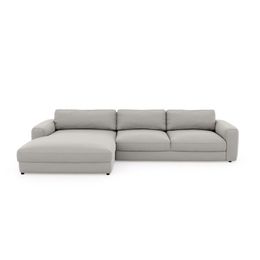 Home Affaire Ecksofa &raquo;Bloomfield, elegant, viel Platz, Mega Couch, Breite 303cm, L-Form&laquo; extra tiefe Sitzfl&auml;che, wahlweise mit Sitztiefenverstellung 