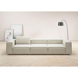 Home Affaire 3,5-Sitzer &raquo;Watertown, modernes Big-Sofa XXL, 336 cm Breite, auch in Feincord&laquo; Riesiges Designersofa mit viel Platz & weichen Bez&uuml;gen in 