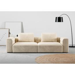 Home Affaire 2,5-Sitzer &raquo;Cushid&laquo; Modulsofa, bestehend aus 2 Teilen, Breite 268 cm beige 88% Polyester, 12% Polyacryl