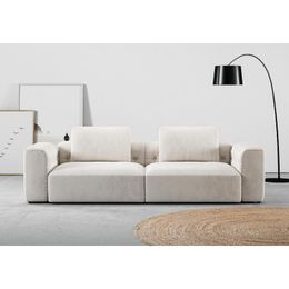 Home Affaire 2,5-Sitzer &raquo;Cushid&laquo; Modulsofa, bestehend aus 2 Teilen, Breite 268 cm wei&szlig; 95% Polyester, 5% Nylon