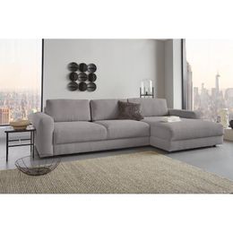 Home Affaire Ecksofa &raquo;Bloomfield, elegant, viel Platz, Mega Couch, Breite 303cm, L-Form&laquo; extra tiefe Sitzfl&auml;che, wahlweise mit Sitztiefenverstellung 