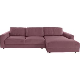 Home Affaire Ecksofa &raquo;Bloomfield, elegant, viel Platz, Mega Couch, Breite 303cm, L-Form&laquo; extra tiefe Sitzfl&auml;che, wahlweise mit Sitztiefenverstellung 