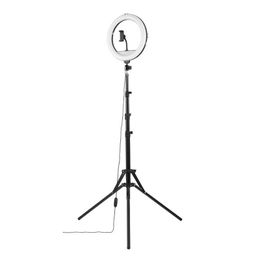 Hama Ringlicht &raquo;Handy-Ringlicht mit Stativ f&uuml;r Selfies, Videos (210 cm, 160 LED, 12")&laquo; schwarz Vielseitige Ringlampe: Als Studio-Ringlicht mit...