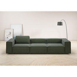 Home Affaire 3,5-Sitzer &raquo;Watertown, modernes Big-Sofa XXL, 336 cm Breite, auch in Feincord&laquo; Riesiges Designersofa mit viel Platz & weichen Bez&uuml;gen in 