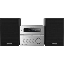GRUNDIG Microanlage »CMS 4200« (Bluetooth Digitalradio (DAB+) FM-Tuner 120 W) Silber/Schwarz