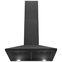 Exquisit Wandhaube &raquo;KH 60-8.3 (sw)&laquo; Schwarz Ab- und Umluftbetrieb - geeignet f&uuml;r jede K&uuml;che