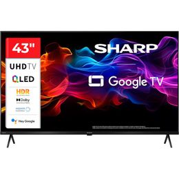 Sharp QLED-Fernseher &raquo;4T-C43HPx&laquo; 108 cm/43 Smart-TV schwarz Dolby Atmos &ndash; komplettes 360&deg;-Klangerlebnis