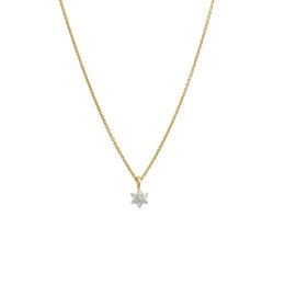 Lyomi Herren LYOMI Kette mit Anh&auml;nger &raquo;585/- Gelbgold 7 synth. Diam. 0,13ct.&laquo;