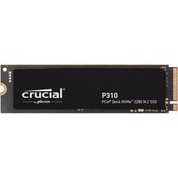 CRUCIAL SSD-Festplatte &raquo;P310 Gen4 2280 2TB&laquo; 2000 GB Anschluss M.2 (2880) schwarz Basierend auf Micron NAND &ndash; mit langer Lebensdauer, hoher...