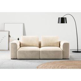 Home Affaire 2-Sitzer &raquo;Cushid&laquo; Modulsofa, bestehend aus 2 Teilen, Breite 218 cm beige 88% Polyester, 12% Polyacryl