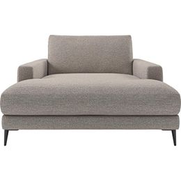 Home Affaire Chaiselongue &raquo;Downtown Loungem&ouml;bel zum Relaxen, B/T/H: 132/170/84 cm&laquo; auch in Boucl&eacute;, Cord und Easy care - leicht mir Wasser zu reinigen 