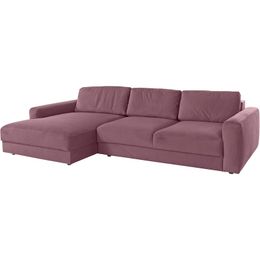 Home Affaire Ecksofa &raquo;Bloomfield, elegant, viel Platz, Mega Couch, Breite 303cm, L-Form&laquo; extra tiefe Sitzfl&auml;che, wahlweise mit Sitztiefenverstellung 