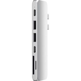 Satechi Adapter &raquo;Type-C Pro Hub 4K HDMI&laquo; silber Aluminium 4K HDMI-Anschluss