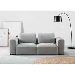 Home Affaire 2-Sitzer &raquo;Cushid&laquo; Modulsofa, bestehend aus 2 Teilen, Breite 218 cm silber 95% Polyester, 5% Nylon