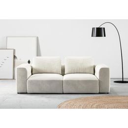 Home Affaire 2-Sitzer &raquo;Cushid&laquo; Modulsofa, bestehend aus 2 Teilen, Breite 218 cm grau 88% Polyester, 12% Polyacryl