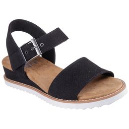 Skechers Keilsandalette &raquo;DESERT KISS&laquo; Sandale, Keilschuh, Sommerschuh in veganer Verarbeitung schwarz 41 41 Modische Sandale mit Perforation und...