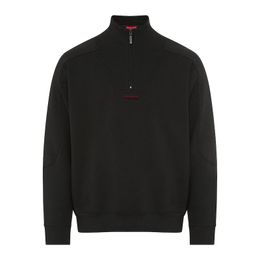HUGO UNDERWEAR Sweatshirt Black 001 S (48) S (48) Troyer-Sweatshirt von Hugo