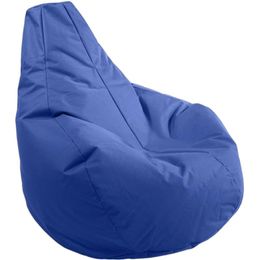 Kinzler Sitzsack &raquo;Gamer&laquo; 1 Stk. tlg. Uni Farben, mit R&uuml;ckenlehne, Outdoor geeignet, Kinderzimmer royalblau Bezug: 100% Polyester
