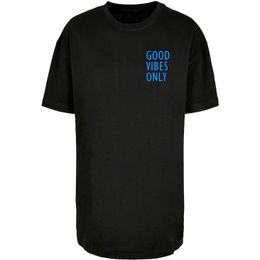Merchcode T-Shirt &raquo;Damen Ladies Good Vibes Only Oversized Boyfriend Tee&laquo; 1 Stk. black 5XL 5XL Vielseitige T-Shirts f&uuml;r jeden Anlass