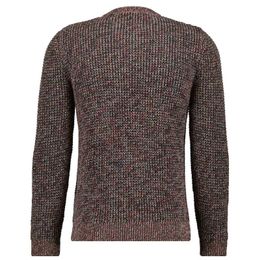 Ragman Rundhalspullover Gr&uuml;n-beige-132 58 58 Tweed Strickpullover