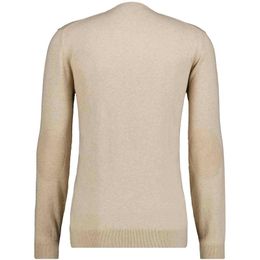 Ragman V-Ausschnitt-Pullover Beige-Melange-820 58 58 Baumwolle-Kaschmir-Mix