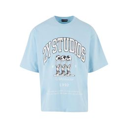 2Y STUDIOS T-Shirt &raquo;Herren 2Y Globus Oversize Tee&laquo; 1 Stk. blue XS XS Mode ist Selbstausdruck durch Kleidung