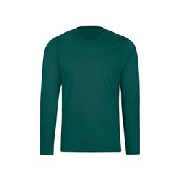 TRIGEMA T-Shirt &raquo;Langarmshirt aus 100% Baumwolle&laquo; 1 Stk. efeu M M Single-Jersey