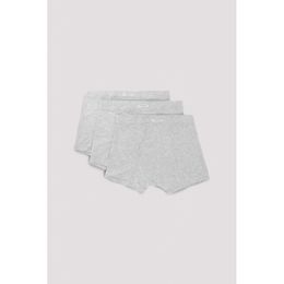 YSABEL MORA Boxershorts &raquo;BASIC COLLECTION COTTON&laquo; 3er Pack, mit praktischem Eingriff im Schritt mottled grey XL XL Herrenslip von YSABEL MORA