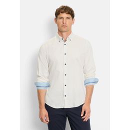OLYMP Langarmhemd &raquo;Casual, regular fit, Freizeithemd, Button-down&laquo; Wei&szlig; XXL - Normaler Arm Normaler Arm XXL Freizeithemd