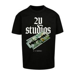 2Y STUDIOS T-Shirt »Herren Razor Oversize Tee« 1 Stk. black M M Mode ist Selbstausdruck durch Kleidung