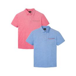 bonprix Damen bonprix Poloshirt &raquo;Piqu&eacute;-Poloshirt aus reiner Baumwolle (2er Pack)&laquo; Packung, 2, 2 Stk. Piqu&eacute;-Poloshirt aus reiner Baumwolle (2er Pack) 