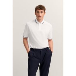 Bugatti Poloshirt »Modern Fit« Basic Essential aus Baumwolle 10-weiß 3XL 3XL Modern Fit: Schlank, aber nicht eng