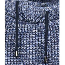 Ragman Rollkragenpullover Blau gemustert-980 58 58 Fancy-Kragen