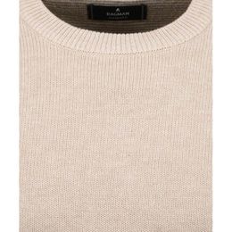 Ragman Rundhalspullover Beige 50 50 Strickpullover