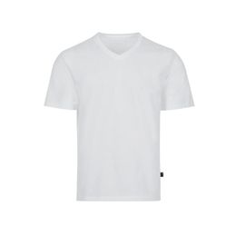 TRIGEMA Damen T-Shirt &raquo;TRIGEMA V-Shirt DELUXE Baumwolle&laquo; 1 Stk. wei&szlig; XL