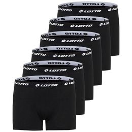 Lotto Boxershorts CAVIAR 5XL (72/74) 5XL (72/74) Lotto Herren Boxershorts im 6er Pack