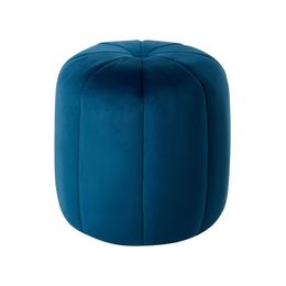 Beliani Pouf SELBY in Blau - (W) 40 x (H) 46 x (L) 40 cm | Gr.: onesize