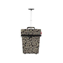 Reisenthel trolley M - Einkaufstrolley 53 cm (herringbone mokka) in baroque marble | Gr.: onesize